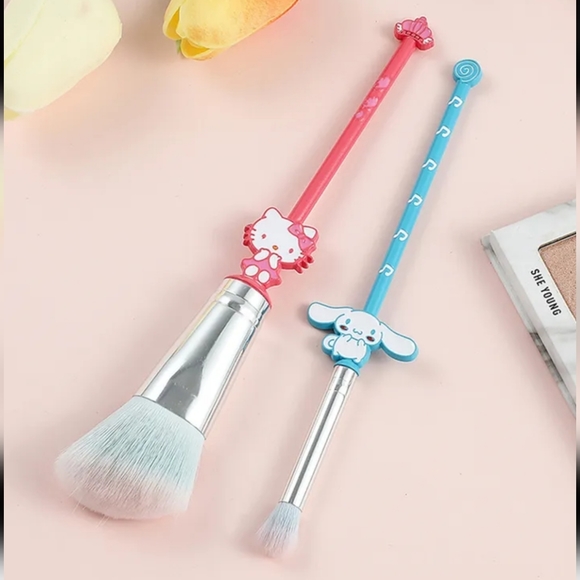 Sanrio | Makeup | 6 Sanrio Makeup Brushes Set | Poshmark